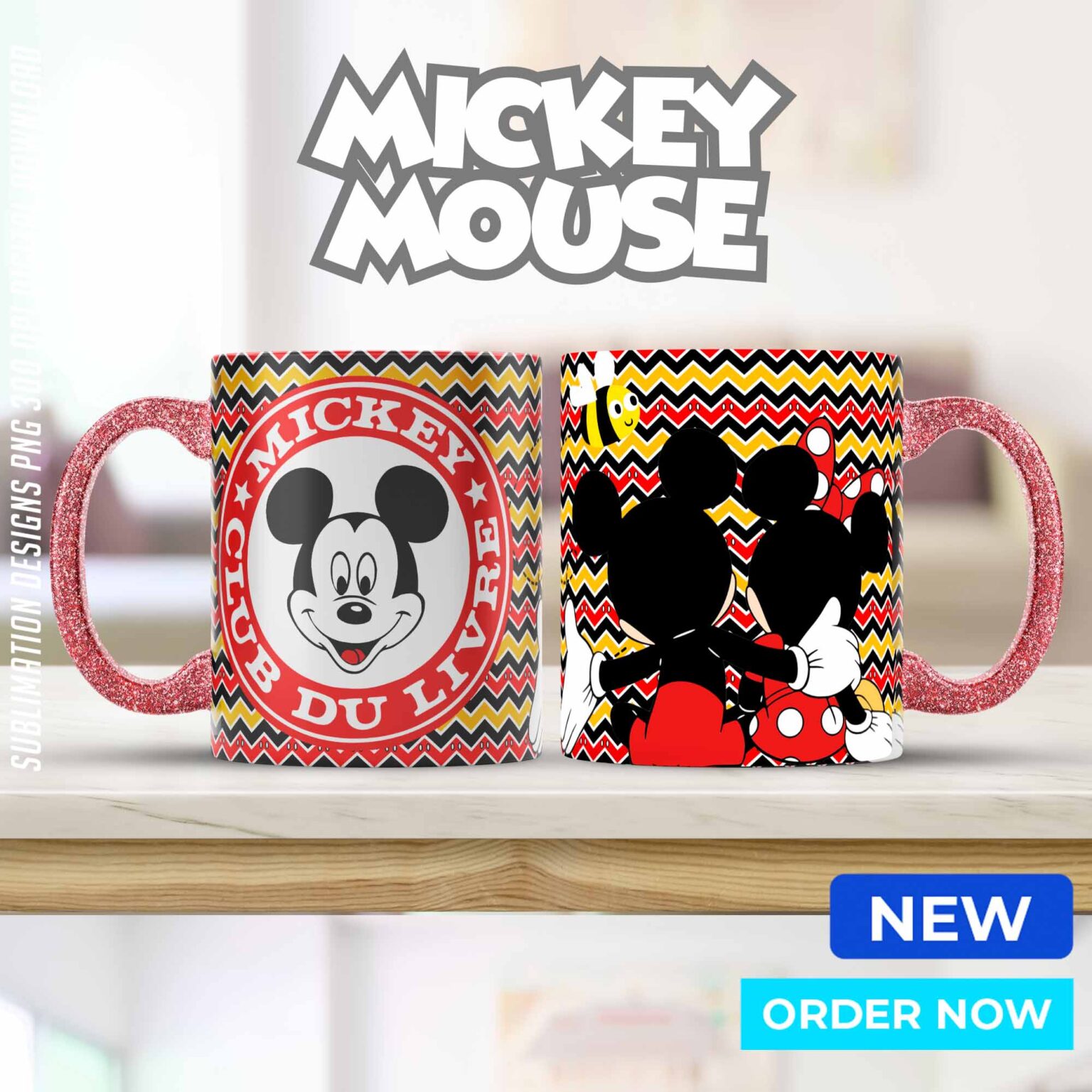 Mickey And Minnie Mouse M3 11Oz Mug - Caja de Vectores